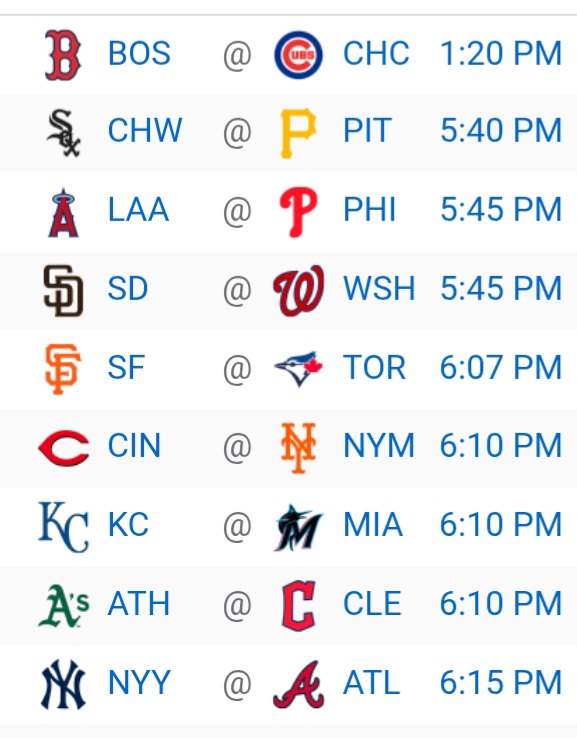 Bovada MLB pick em Game 22 7/18 Friday EARLY GAMES - Competitions ...
